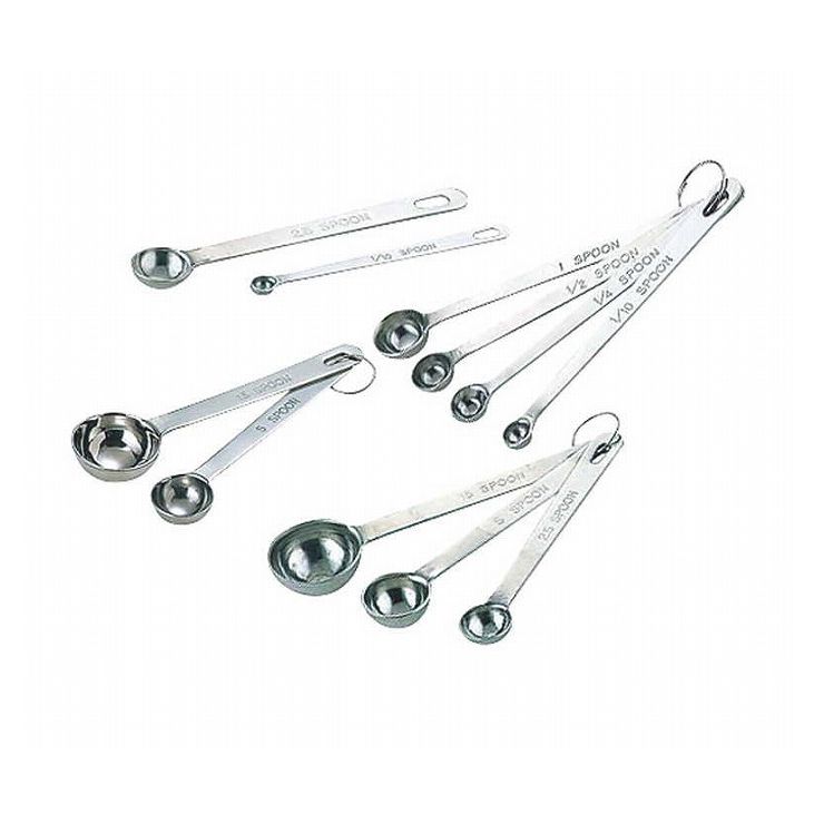 カンダ 極厚計量スプーン 0.5cc 052305JANコード：4949362719082規格：規格0.5ccサイズ：柄長112mmサイズ容量1：112mm材質：18-8ステンレス生産地：燕三条 【送料について】北海道、沖縄、離島は送料を頂...