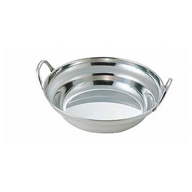 カンダ HG 18-0よせ鍋 18cm 291253JANコード：4949362723515規格：規格18cmサイズ：外径×高さφ188×H43mmサイズ容量1：φ188×H43mm材質：18-0ステンレス生産地：中国 【送料について】北海...