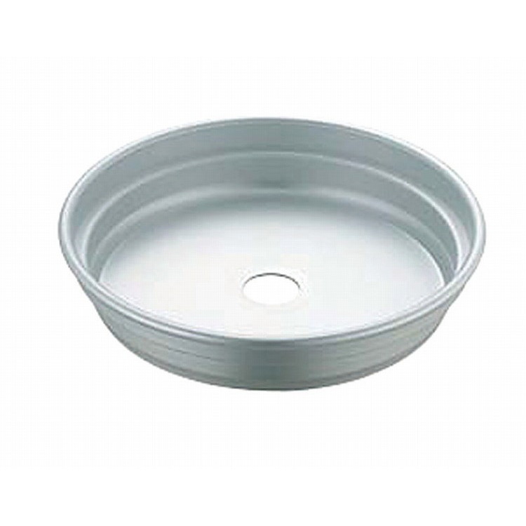 ■規格規格:30cm用■サイズ容量内径×深さ×穴径mm:直径330×57×直径40■材質アルマイト製■生産地日本【送料について】北海道、沖縄、離島は別途送料を頂きます。