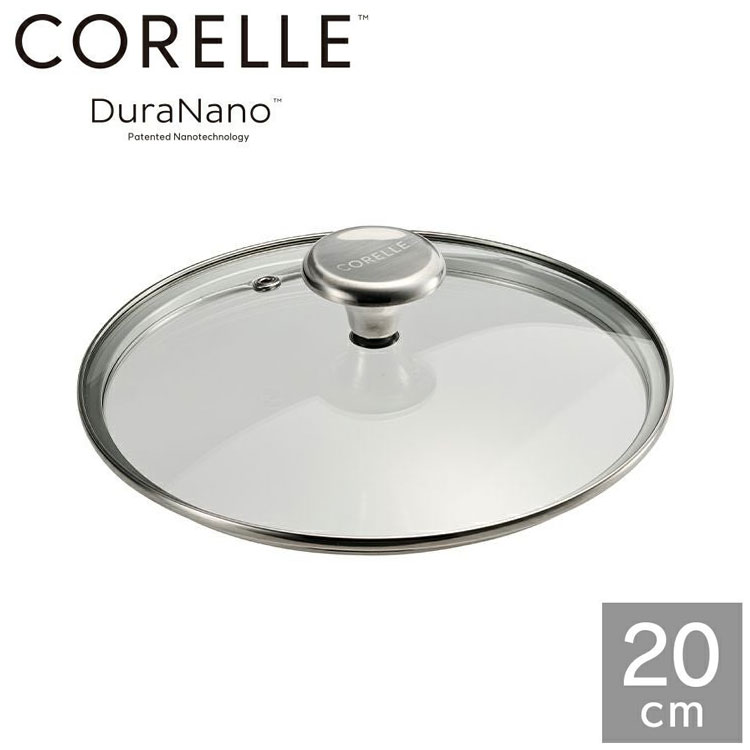 商品説明CORELLEフライパン20cm専用のガラスふた。商品仕様■サイズ（約）：W215×D215×H65mm【送料について】北海道、沖縄、離島は送料を頂きます。CORELLEフライパン 16cmフライパン 20cmフライパン 24cmフ...