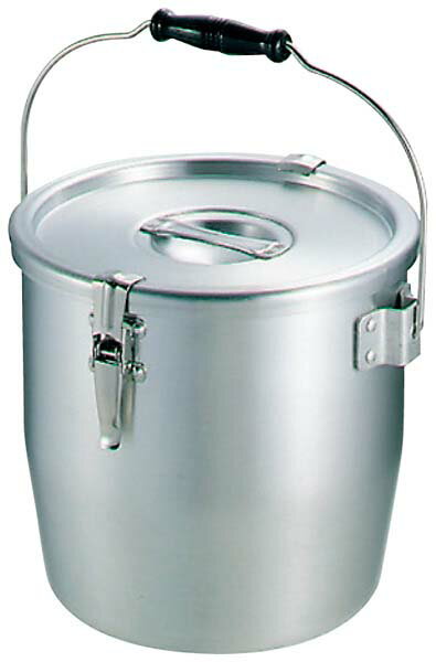 【商品説明】●フック：2箇所【外寸】φ276 【内寸】27cm 深さ：270 【容量】15L【材質】アルミ【代引きについて】こちらの商品は、代引きでの出荷は受け付けておりません。【送料について】北海道、沖縄、離島は送料を頂きます。