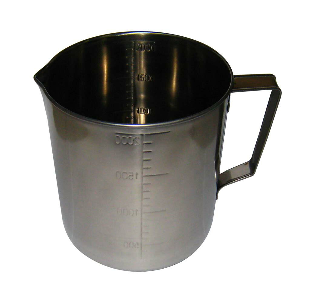 【商品説明】●最小目盛：100cc【外寸】φ135×H145 【容量】2L【材質】18-8ステンレス【代引きについて】こちらの商品は、代引きでの出荷は受け付けておりません。【送料について】北海道、沖縄、離島は送料を頂きます。