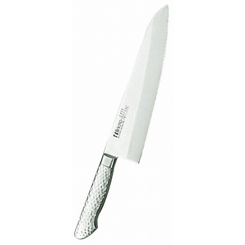 ■商品説明●刃部：モリブデンバナジウム特殊鋼を用い、切れ味、長切れを重視。●ハンドル部：18-8ステンレススチールモナカハンドル。ガラスビーズショット仕上げによる、手触りのソフト化、滑り防止。刃部とハンドル部の(溶接による)一体化で、雑菌等...