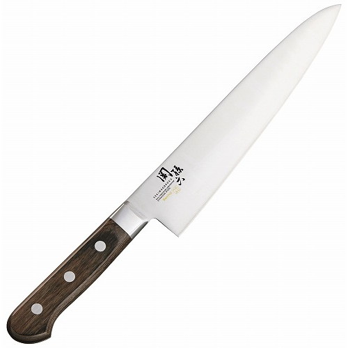 ■商品説明●食材への切断抵抗を小さくする独自の研削加工により、食材への切り込みの良さと鋭い切れ味を有しています。●【本通し仕様】堅牢性に優れ、長時間使用しても疲れにくい刀身バランス。●【積層強化木ハンドル】高級感があり強度に優れた積層強化木...