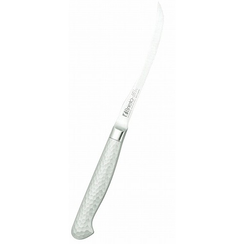 ■商品説明●刃部：モリブデンバナジウム特殊鋼を用い、切れ味、長切れを重視。●ハンドル部：18-8ステンレススチールモナカハンドル。ガラスビーズショット仕上げによる、手触りのソフト化、滑り防止。刃部とハンドル部の(溶接による)一体化で、雑菌等...