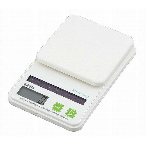 ■商品説明●最小表示：1g(0〜500g)・2g(500〜1000g)・5g(1000〜2000g)●最大2kg、最小1g(500gまで)単位ではかれるデジタルソーラークッキングスケールです。補助電池も使用しているので、暗いところでも、すぐ...