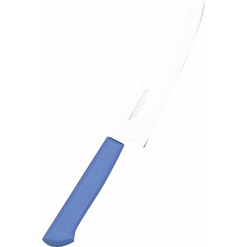 ■商品説明●肉類、魚貝類、野菜、果実、パン類、加工済食品など食品別に使い分けて、衛生管理UP。●本研刃造り。プロの技術者により、本刃付けする前に研ぎなおしを容易にするため、水砥の荒砥・中砥を使用し、刃基を研ぎだしてあります。●本刃付け。砥石...