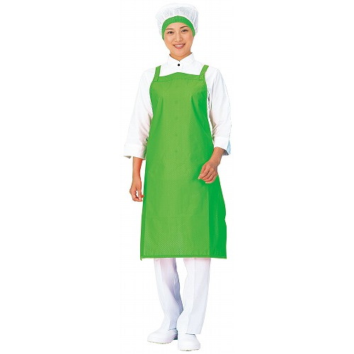 ■商品説明●背クロスがついて、肩からのズレ落ちを予防します。●表：吸水、乾燥性に優れた機能素材●裏：耐水、耐熱性に優れた食品包装フィルム■直径・サイズフリー(着丈87cm 身幅69cm)■深さ■重さ125g■容量●表：吸水、乾燥性に優れた機...