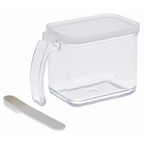 ■商品説明●suger/salt/flour/さとう/しお/小麦粉/無地のシール付●フタは取り外しできません●有効内寸：76×111×H90.5mm■直径・サイズ88×160×H106■深さ■重さ■容量750ml●フタは取り外しできません●...