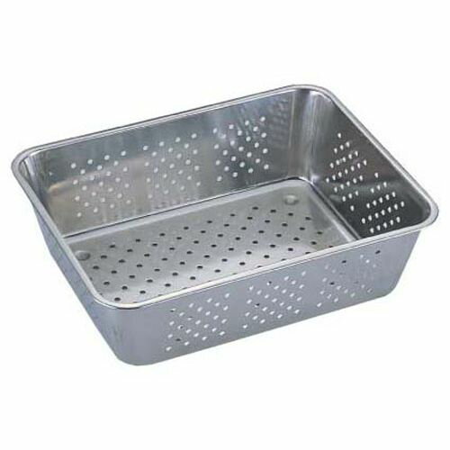 YUKIWA エコクリーン UK18-8野菜水切りバット 10枚取 AEK2603 JANコード 4520785072017●サイズ表示: 10枚取●間口×奥行×高さ(mm):362×278×100●材質：18-8ステンレス■パンチング穴径...