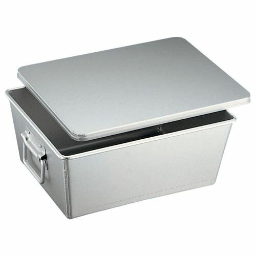 オオイ金属 アルマイト 溶接給食用パン箱（蓋付） 260-B 20個入 APV21 JANコード 4906211009244●メーカー品番:260-B●(本体)間口×奥行×高さ(mm):363×285×153●入数(個):20●(蓋)間口×...