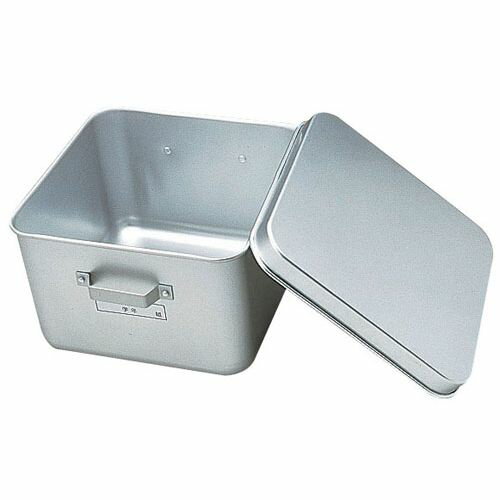オオイ金属 アルマイト フルーツ缶（蓋付）255-A AHLK3 JANコード 4906211089246●メーカー品番:255-A●(本体)間口×奥行×高さ(mm):305×305×200●(蓋)間口×奥行×高さ(mm):320×320×...