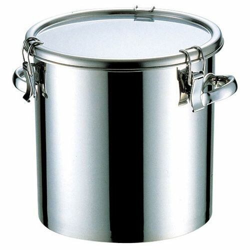 日東金属 18-8テーパー付密閉式容器 両手付 TP-CTH-27 AMT08027 JANコード 4560132182228●メーカー品番:TP-CTH-27●上内径×下内径×高さ(mm):270×260×275●容量(L): 15●重量...