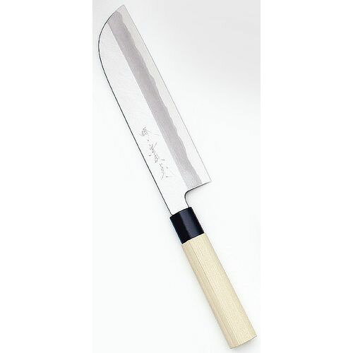 堺寛光 特製霞 鎌薄刃（片刃） 22.5cm 34356 AZT6205 JANコード 4974158343561●サイズ(cm):22.5●全長(mm):375●重量(g):280●背厚(mm):4.5■堺實光 特製霞・昔から包丁に使われ...