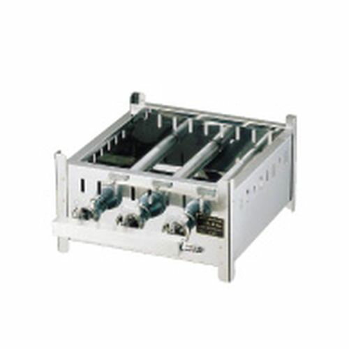 遠藤商事 SA18-0業務用角蒸器専用ガス台 42cm用 12・13A AMS6714 JANコード 4905001014659●規格:42cm●ガス種:12・13A●間口×奥行×高さ(mm):520×425×175●ガス消費量kw(kca...