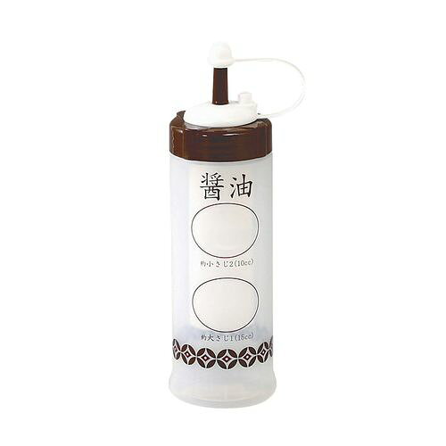 台和 さじかげん（M） ME-400S （専用ボトル）醤油 BSZ0701 JANコード 4904778203532●規格:醤油●直径×高さ(mm):62×196●容量(cc):360■材質:ポリエチレン(耐熱70℃) ・出したい分量の部分...