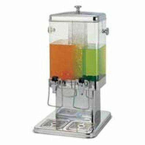 KINGO ステンジュースディスペンサー B10402（仲子付） FZY5001 JANコード 4520785073045●幅×奥行×高さ(mm):348×315×580●容量(L)×容器数:5×2■材質:ステンレス、アクリル■仲古付■仲古...