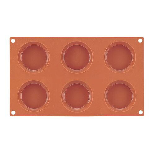 Marttellato(マルテラート) フレキシブルモルドSF046 70 フラン型 6ヶ取 WML7201 JANコード 8029859000469●メーカー品番:SF046●間口×奥行(mm):300×175●容量(cc):52●材質：...