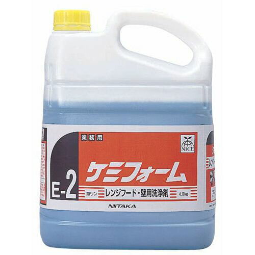 ニイタカ ケミフォーム（アルカリ性洗浄剤） 4Kg JSV5601 JANコード 4975657230055●容量(kg):4●材質：アルキルエーテル硫酸エステルナトリウム、溶剤、金属イオン封鎖剤、安定化剤■厨房機器・設備用洗剤厨房各所の洗...