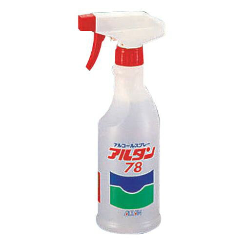 アルタン アルコールスプレー アルタン78-R 500ml AAL10 JANコード 4971470111410●メーカー品番:78-R●容量(cc):500cc●重量(g):520g●材質：エタノール製剤■成分:エタノール71.26%■細...