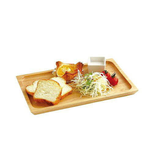 ヤマコー 木製カフェトレイ ノーマル ナチュラル PKH0102 JANコード 4988484153732●カラー:ナチュラル●間口×奥行×高さ(mm):300×200×20●(内寸)間口×奥行×高さ(mm):275×175×8●材質：ラバ...
