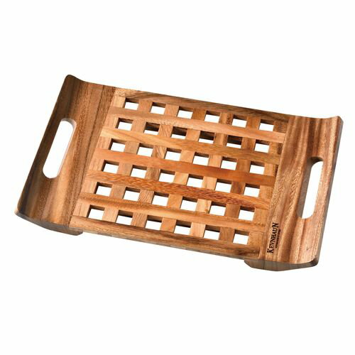 ケヴンハウン ケヴンハウンDスタイル トレイ S PKB3501 JANコード 4905689453399●サイズ:S●間口×奥行×高さ(mm):370×230×H35●材質：天然木　アカシア■温かみのある木目、スタイリッシュな格子柄のデザ...