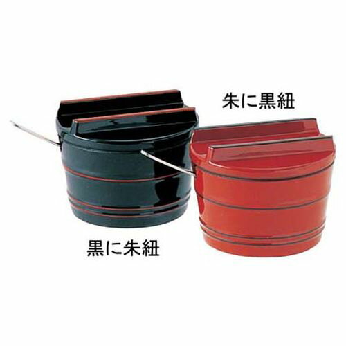 福井クラフト メラミン 桶型薬味入 （小さじ付） 82013641 黒に朱紐 RFKK401 JANコード 4523031013826●色:黒に朱紐●直径×高さ(mm):φ52×40●材質：メラミン【送料について】北海道、沖縄、離島は送料を...