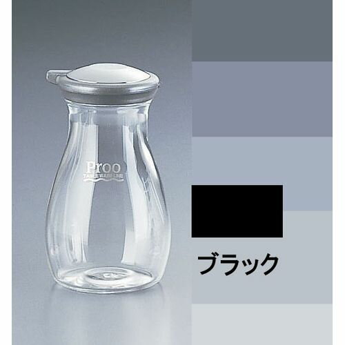 タケヤ化学 プルー ビストロしょう油差し M ブラック PSYB606 JANコード 4904776101243●サイズ:M●色:ブラック●直径×高さ(mm):φ64×H108●容量(c.c.):180●重量(g):60●材質：本体：メタク...