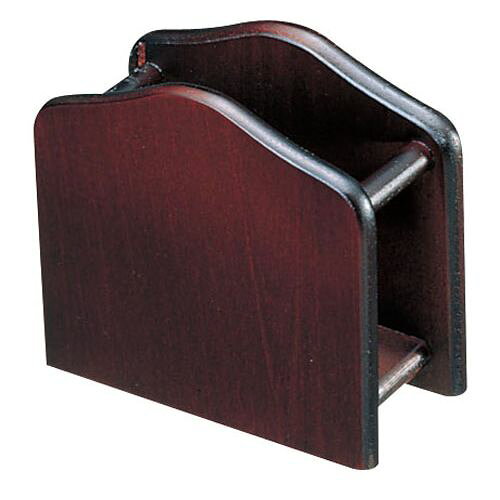 シンビ 木製ナフキン立 D-7 焦茶 PNH68 JANコード 4995446790720●メーカー品番:D-7●幅×奥行×高さ(mm):120×60×110●材質：松材 ウレタン塗装【送料について】北海道、沖縄、離島は送料を頂きます。