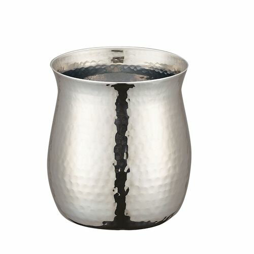 YUKIWA UKステンレス ガラ入れ（ツチ目入り） M 0360 0320 QGL3301 JANコード 4520785082597●規格:M●直径×高さ(mm):112×120●容量(cc):1200●材質：SUS202【送料について】...