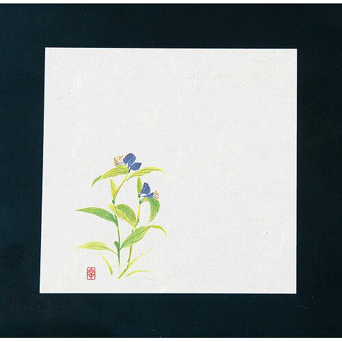 アーテック ニュー四季懐紙 4寸（100枚入） NS-21 つゆ草 QKIG001 JANコード 4560164127259●幅×奥行(mm):120×120●材質：両面ポリラミ金銀■和紙の表面に特殊加工してありますので、絵柄の上に直接 食...