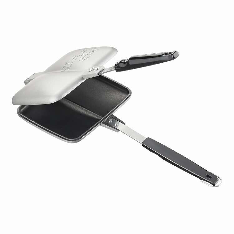 ●アルミテフロン加工●食パンにお好みの食材をはさみ、バター・マーガリン等をひいて両面焼くと、ふっくらとした一味ちがった「ホット・プレスサンドイッチ」の出来上がり。【代引きについて】こちらの商品は、代引きでの出荷は受け付けておりません。【送料...