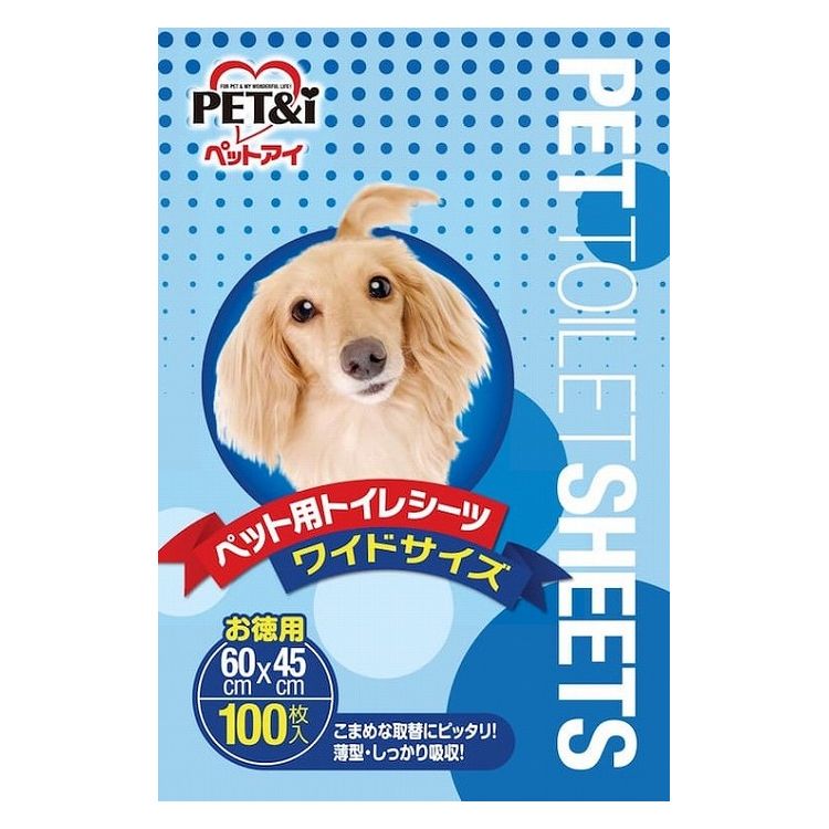 【商品説明】・薄型のトイレシーツ（徳用タイプ）・こまめに交換できていつも清潔【商品詳細】表面材/ポリプロピレン不織布吸収材/綿状パルプ、高分子吸収材、吸収紙防水材/ポリエチレンフィルム結合材/ホットメルト（株）ペットアイ日本【送料について】...