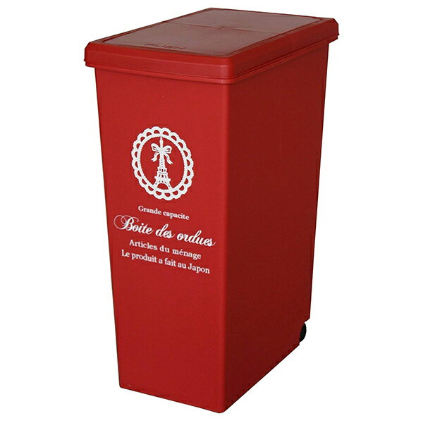 エッフェル塔モチーフがワンポイントで可愛いスライドペールです。フタが片手で開閉できる、簡単スライド開閉仕様です。フタが開いた状態で固定できるロック機能付きなので、お料理などの作業中にも便利です。フタが折れるので、カウンターなどの下に置くこと...