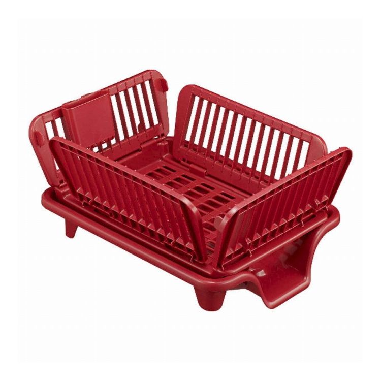 【商品説明】かご側面が折りたためてトレーにスッキリ収まります。水は流出口からシンクに流れ出て水はけ抜群です。かご側面は取り外し可能なので隅々まで洗えます。皿立て仕切り付きなので水切りも抜群です。スリムな箸立て付きです。この商品は横置きタイプ...