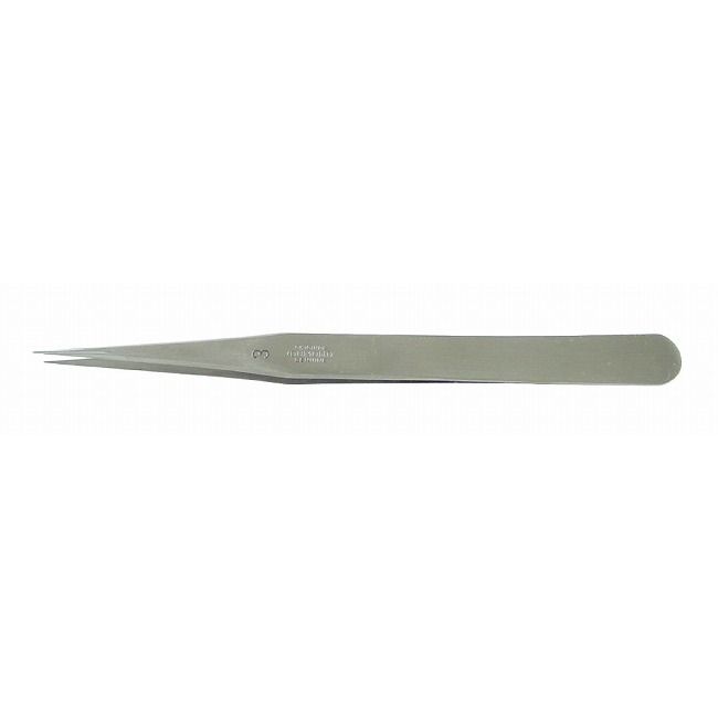 【商品詳細】●全長(mm)：120●先端幅(mm)：0.13●先端厚さ(mm)：0.08●材質：CARBON●CARBON：先端の硬度が高いが錆び易い。磁気を帯る。●先端は非常に鋭く角を落として仕上げています。●一般精密組立てに。【代引きに...