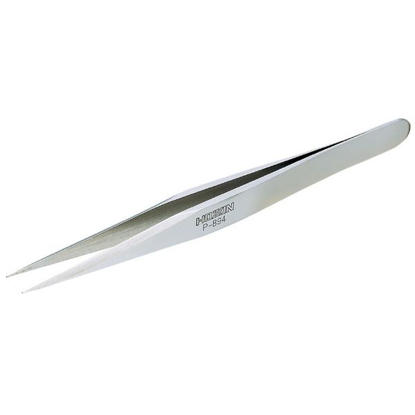 【商品詳細】つまみ荷重軽めの先端極細仕上げ●先端：0.25mm●全長(mm)：125●幅(mm)：9.5●先端開き幅(mm)：8●重量(g)：23●つまみ荷重(g)：150●板厚(mm)：2.0●材質：ステンレス●つまみ荷重軽めの先端極細仕...