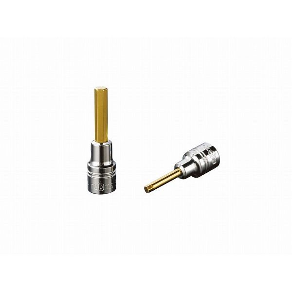 【商品詳細】●差込角(sq.)：6.3●TiN（チタン）コーティングにより耐磨耗性を向上しています。●先端部の面取りで六角穴付きボルトへスムーズに挿入できます。●サイズ(S：mm)：6●D（mm)：12●全長(L：mm)：47.7●軸長（l...