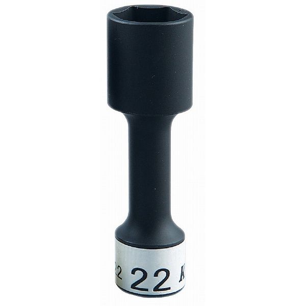 【商品詳細】●差込角(sq.)：12.7●六角サイズ(S；mm)：22●ソケット部外径(D1；mm)：29.5●差し込み部外径(D2；mm)：25●六角側深さ(H；mm)：27●四角側深さ(l；mm)：18●全長(L；mm)：100●質量(...