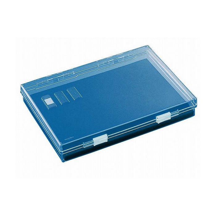 【商品詳細】●奥行(mm)：185●高さ(mm)：41●幅(mm)：254●内容量(L)：1.5●重量(g)：420●材質：ABS●ESD管理値(Ω)：点間抵抗 Rp≦1×10(10)●ESDポリマーを使ったABS製ケース。●フタを閉じた状...