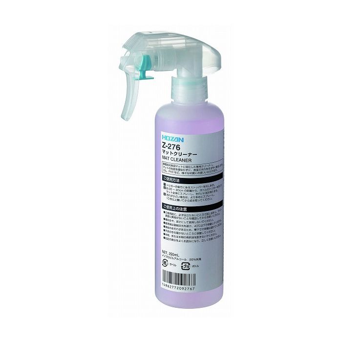 【商品詳細】●容量：290ml●導電性マットに特化した専用クリーナー。●作業台や棚、床などあらゆるマットの清掃に。●化学物質安全データシートをご用意できる製品です。●RoHS規制の特定有害物質を含まない製品です。●マットの導電性能を損なわず...