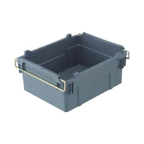 【メーカー型番】TK-42 GY【JANコード】4989999751437【ブランド】TRUSCO 　【特徴】●金具を内側へ折り込むと、中に物を入れたまま積み重ねられます。●スタッキング・ネスティングが自由自在にできます。●ネスティング時は...