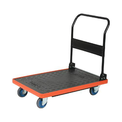 【メーカー型番】MKP-301AC【JANコード】4989999030808【ブランド】TRUSCO 　【特徴】●荷台の全周に緩衝ゴムを巻き、ぶつけても傷を付けにくくしてあります。●緩衝ゴムがテーブル面より約5mm高いためコボレ止めにもなっ...