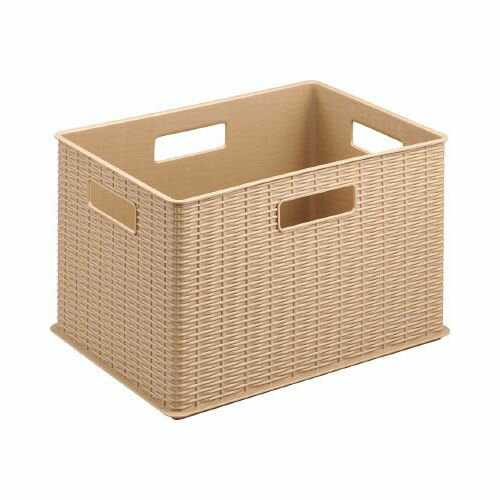 【メーカー型番】RTB-1-LBR【JANコード】4989999212433【ブランド】TRUSCO 　【特徴】●ラタン（籐）のバスケットを思わせるデザインで、オフィスや事務所などでの小物収納にぴったりです。●A4ファイルの収納が可能です。...