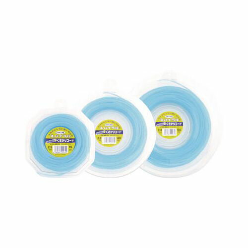 【商品詳細】●高品質ナイロン製です。●ねじれの入った鋭いコードで切れ味よく草を刈れます。●ねじれの鋭いエッジで切れ味鋭く草を刈ります。●ささくれにくく割れにくいです。●長さ(m):15●コード太さ(mm):2.8●パッケージサイズ(mm)：...