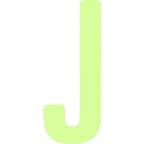 【商品詳細】●光を蓄え、暗い所で発光します。●災害や停電時に判読できます。●ステッカータイプ（熱圧着タイプも別途あります）●取付仕様：粘着シール●縦(mm)：50●表示内容：J●横(mm)：20●JB級(4〜5時間発光)材質／仕上●ウレタン...