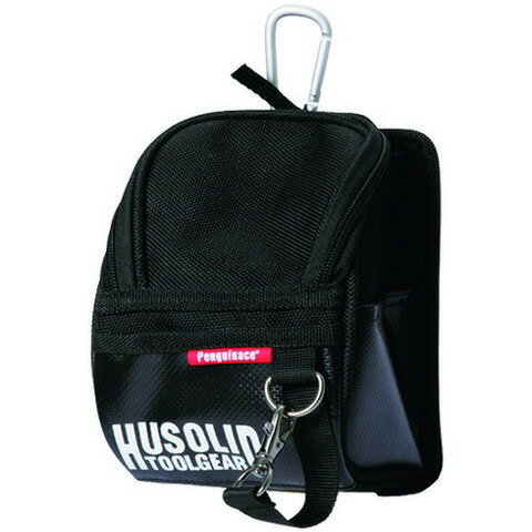 【商品詳細】●TOOL GEARシリーズの腰袋と工具バッグです。●フタの裏側にはビット差し、便利なカラビナ付です。●作業用。●形状：小物入れ（フタ付）●色：黒●幅(mm)：130●奥行(mm)：100●高さ(mm)：170材質／仕上●ポリエ...