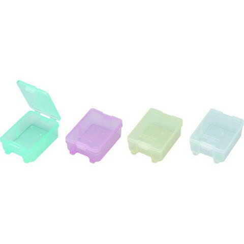 【商品詳細】●スケルトンパーツケース用の透明小箱です。●なか箱にパーツを入れたまま棚やレターケース、トレー等に保管し、必要なパーツだけを入れ替えて携帯できます。●色：青・ピンク・黄・透明●外形寸法(mm)間口：36●外形寸法(mm)奥行：5...