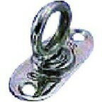 【商品詳細】●設置幅の狭い面でも取付可能です。●皿頭のネジをご使用下さい。●回転するのでチェーンなどからみません。●壁面・床面・柱などに設置し、チェーンなどの端末金具として。●使用荷重(kN)：0.15●A1(mm)：50●D(mm)：5●...