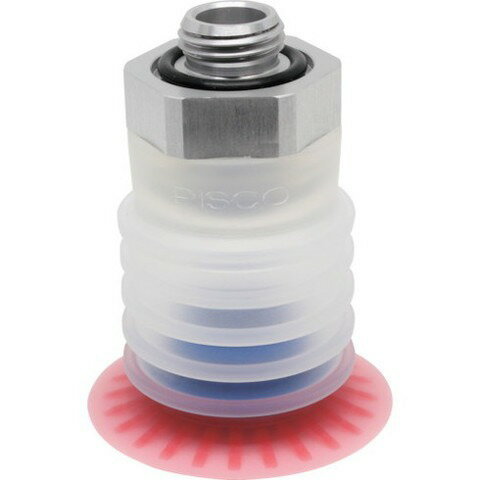 【商品詳細】●リップ部は軟らかく、ベローズ（蛇腹）部は硬い材質を使用しています。●ワークへの追従性と搬送時の姿勢安定化を実現しました。●ベローズ部は3段と5段を用意しました。●3段タイプは高速搬送時の姿勢安定性に優れています。●5段タイプは...